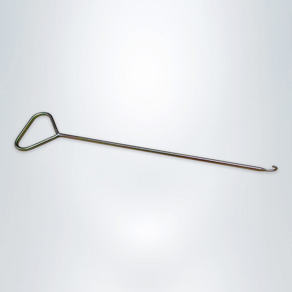 Long Single Hook Perforated Raised Floor Tile Puller Lifter