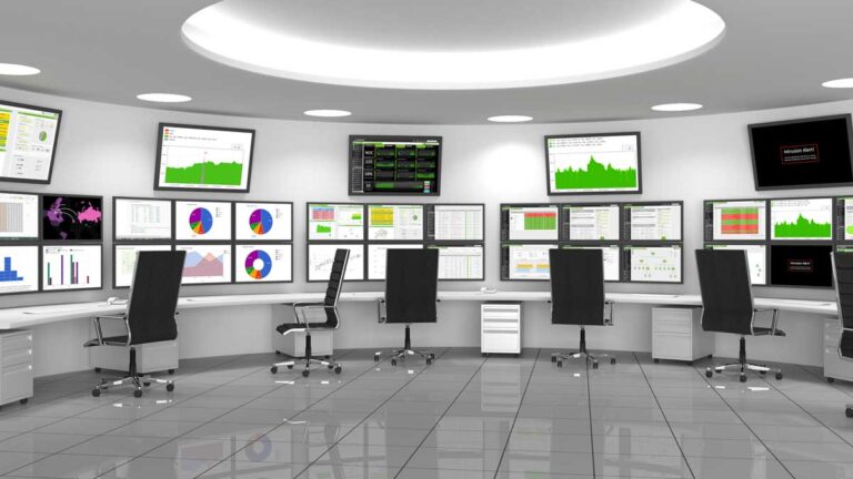 Raised Floor Tile System in a Network Operations Center (NOC)